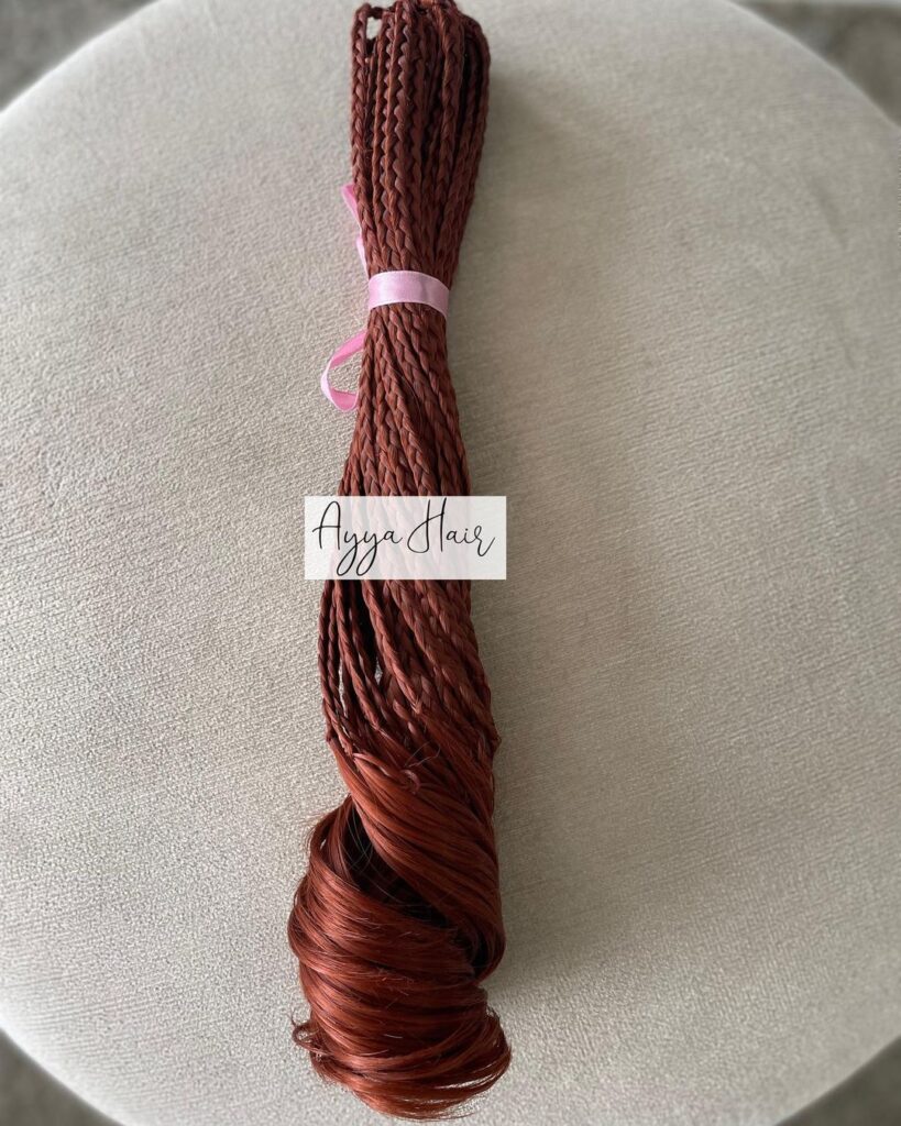 French Curls Crochet Braid- Ginger Ruby – Ayya Hair
