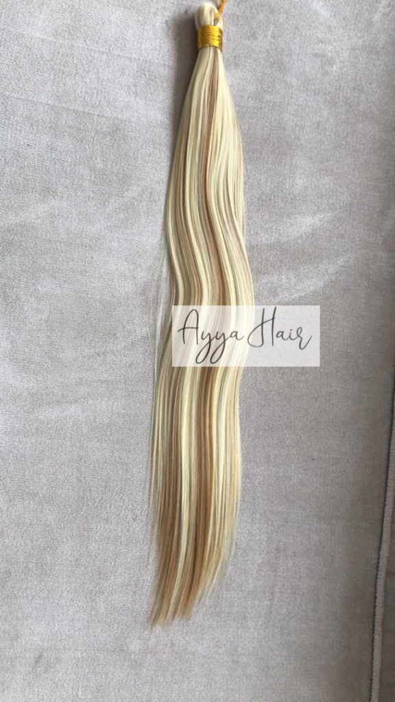 Bone Straight Braid Extension – Platinum Barbie – Ayya Hair